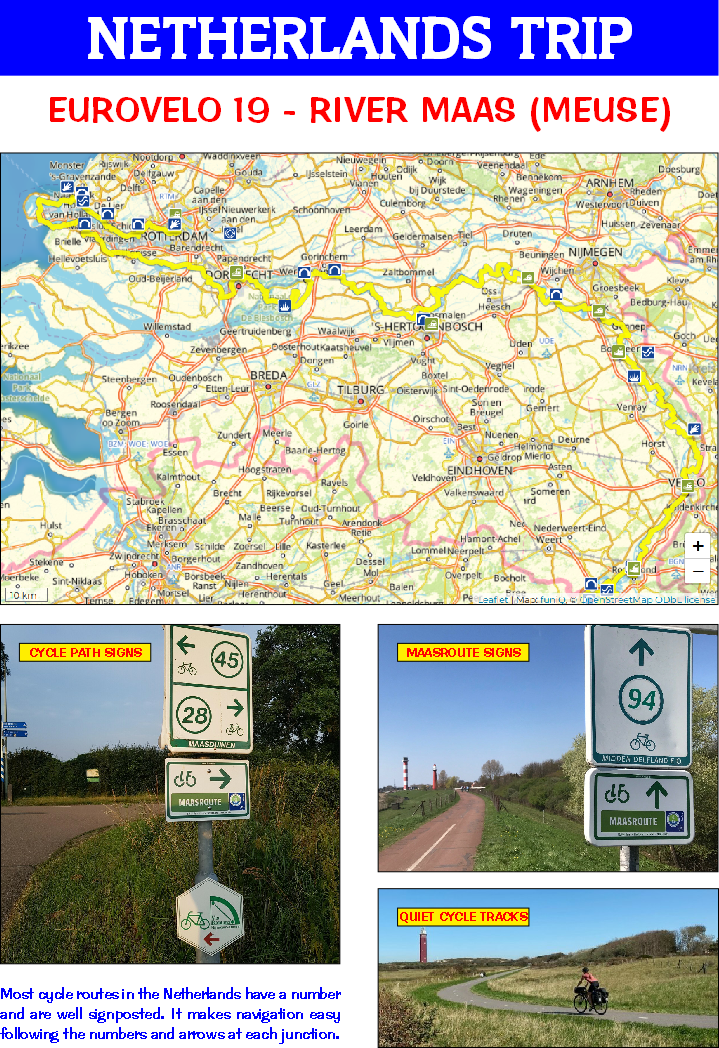 Eurovelo 19 route – Holland. Update Nov 2023. – East Yorkshire CTC